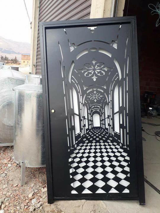 Infinity Door Metal Art Door Overlay Cover - DXF/SVG Vector CAD file ...